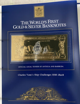 gold and silver Banknotes the Saga of treasures ships & Pirates | eBay