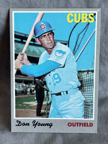 Vintage 1970 Topps Don Young Chicago Cubs Baseball Card #117 | eBay