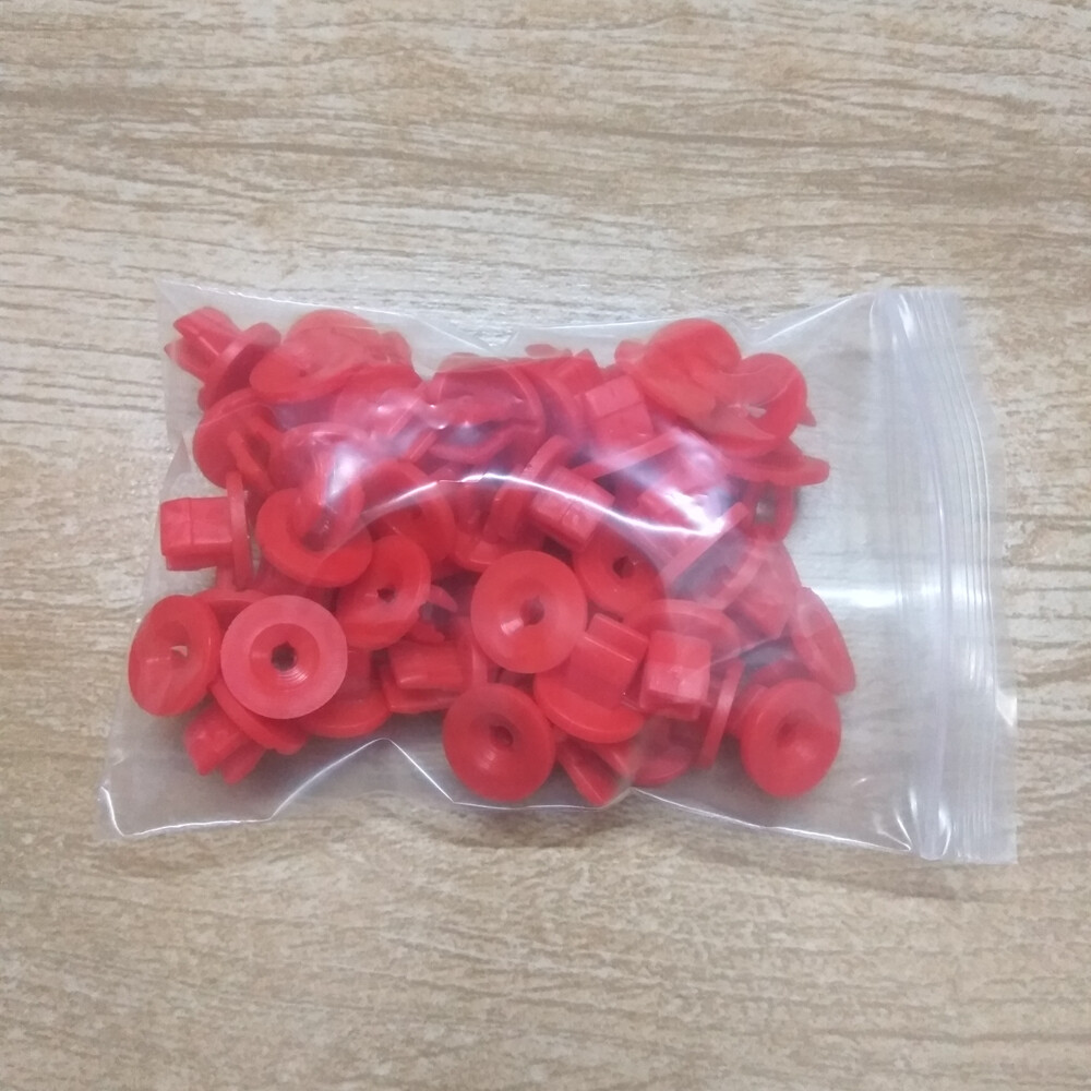 FOR FORD Lincoln Under-Body Shield Nut Set Of 30 Red W702438-S300 NEW ...