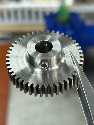 QTY 1 SPERRY RAND STAINLESS SPUR GEAR 32 PITCH 44 TEETH 5/16” BORE .283 ...