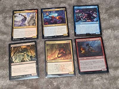 MTG Demon x6 Hidetsugu and Kairi,Heralds of Tzeentch,Orca Siege Demon ...