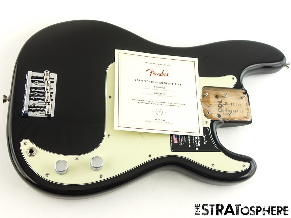 Fender American Professional II Precision P Bass LOADED BODY, Black | eBay