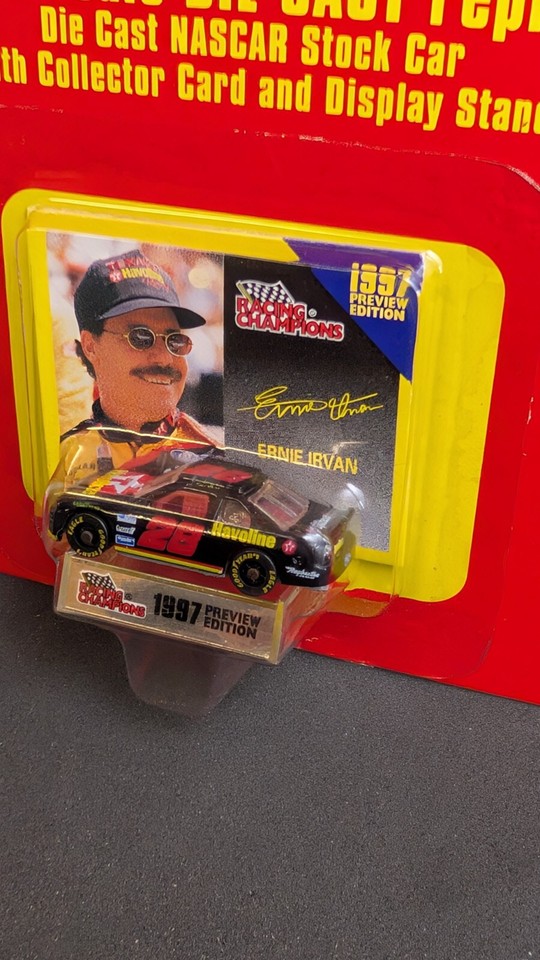1:144 #28 ERNIE IRVAN TEXACO HAVOLINE FORD THUNDERBIRD RACING CHAMPIONS ...