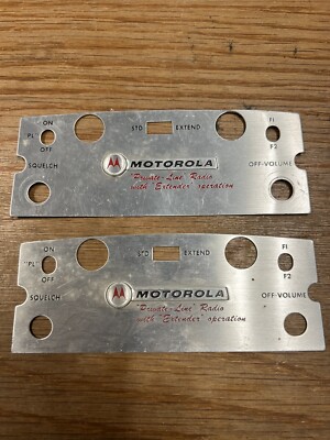 Motorola MOTRAC, MOCOM-70 Used Control Head Escutcheon Faceplate 2 ...