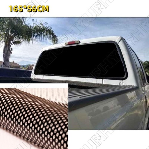 Waterproof BLACK Rear Window Perforated Decal Tint Graphic Sticker for ...