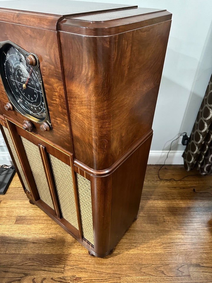 Beautiful, Antique, Zenith, Console, Wooden Tube Radio, 1936 , 12U158 ...