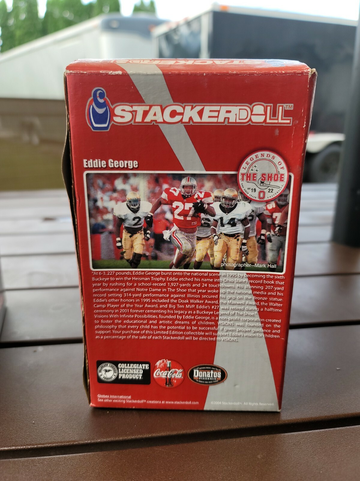 04 Ohio State Buckeyes Eddie George Stacker Doll 3in1 Russian Style ...