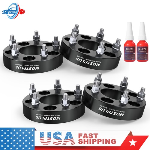 4Pcs 5x4.5 to 5x5 1.25" Wheel Adapters Spacers For Ford Mustang Jeep ...