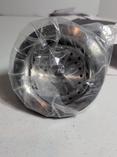 Sinkology 4.38x4.38c2.63 Heavy Duty Basket Strainer Drain in Stainless ...