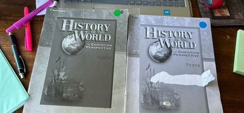 Abeka History of the World 3rd Edition Test Book And Teacher Test Key ...