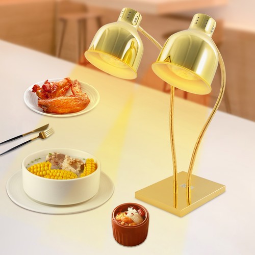 Food Insulation Lamp 500w 2-head Warming Light Portable Electric ...
