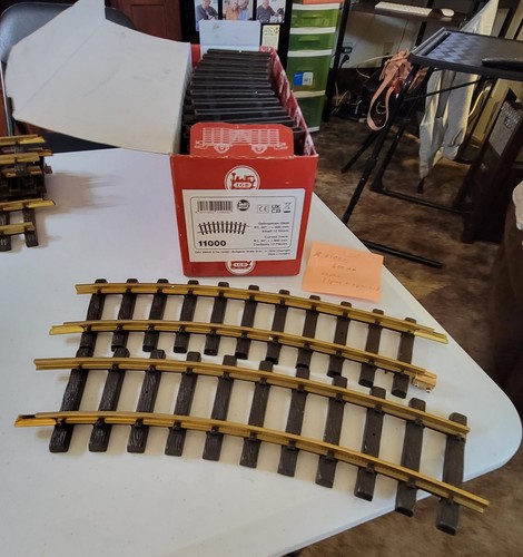 23 Piece Set Assorted G Scale Track And 55 Piece Set Of Brass ...