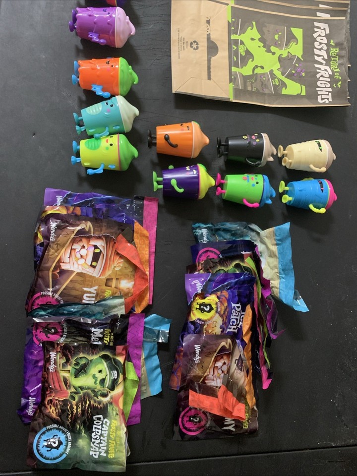 Frosty Fright Figures Boo Bag Completed Collection Wendy’s | eBay