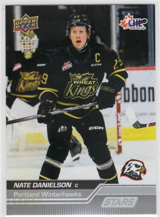 Nate Danielson 23-24 Upper Deck CHL Stars #337 Portland Winterhawks | eBay
