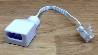 Kauden BT Phone Socket to RJ11 Plug Telephone Adapter LJ5113 Virgin ...