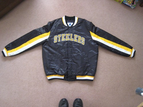 Vintage Pittsburgh Steelers Starter Satin Jacket Mens XL | eBay