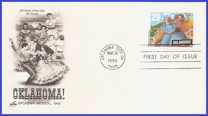 USA3 #2722 U/A ARTCRAFT FDC Oklahoma musical | eBay
