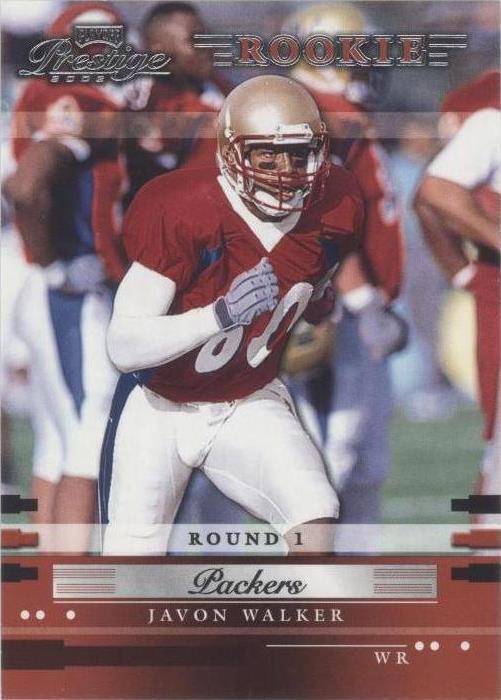 2002 Playoff Prestige - Rookie Javon Walker #168 (RC) for sale online | eBay