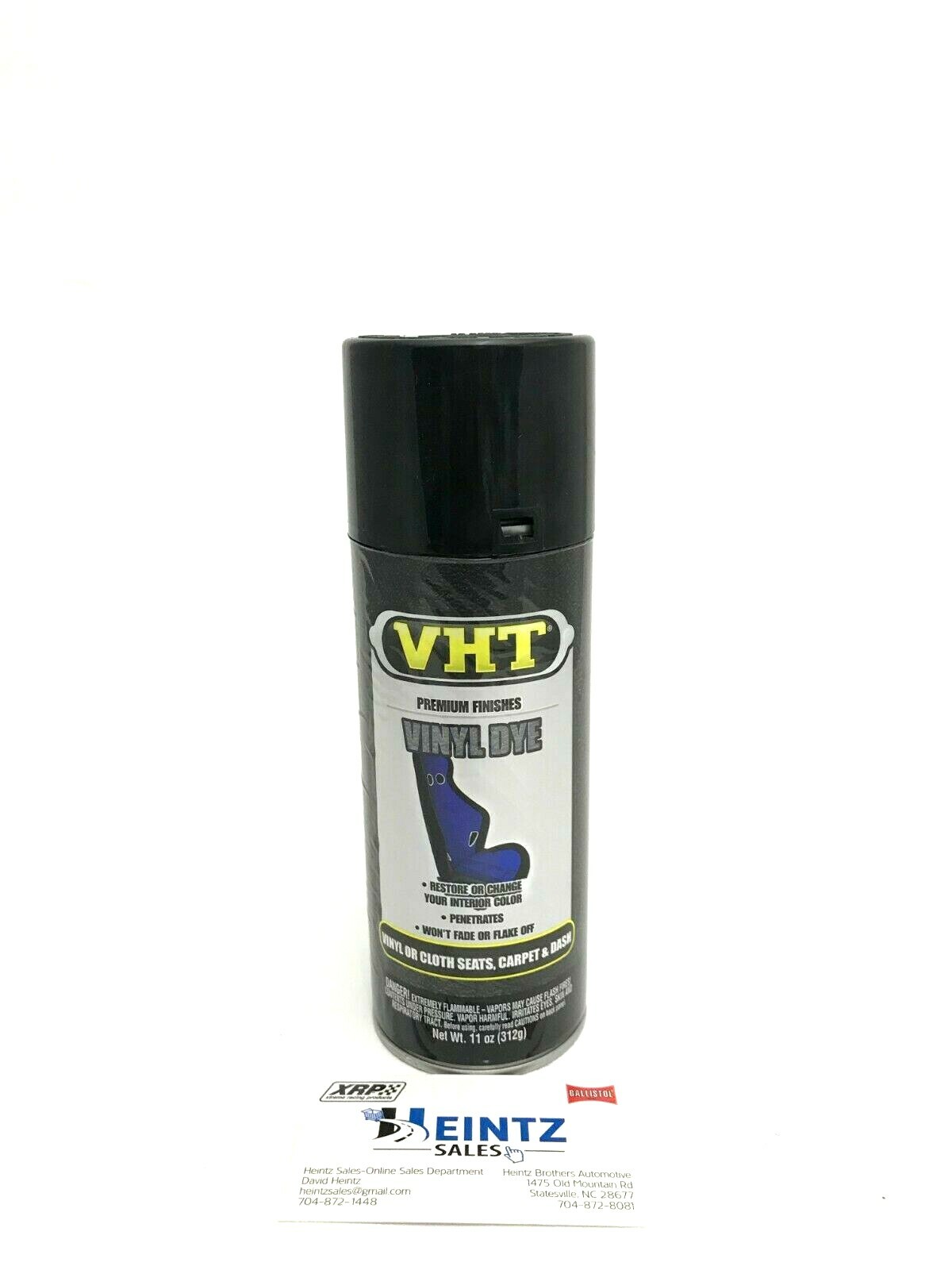 VHT SP941 Jet Black Vinyl Dye Carpet Dashboards, Vinyl Seats, Trunk ...