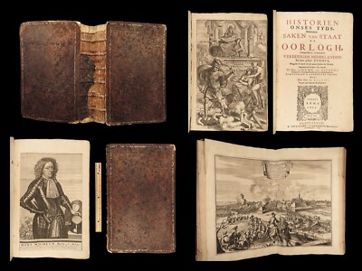 1685 Dutch History 1ed Netherlands Anglo-DUTCH Wars FORTS Bos East ...