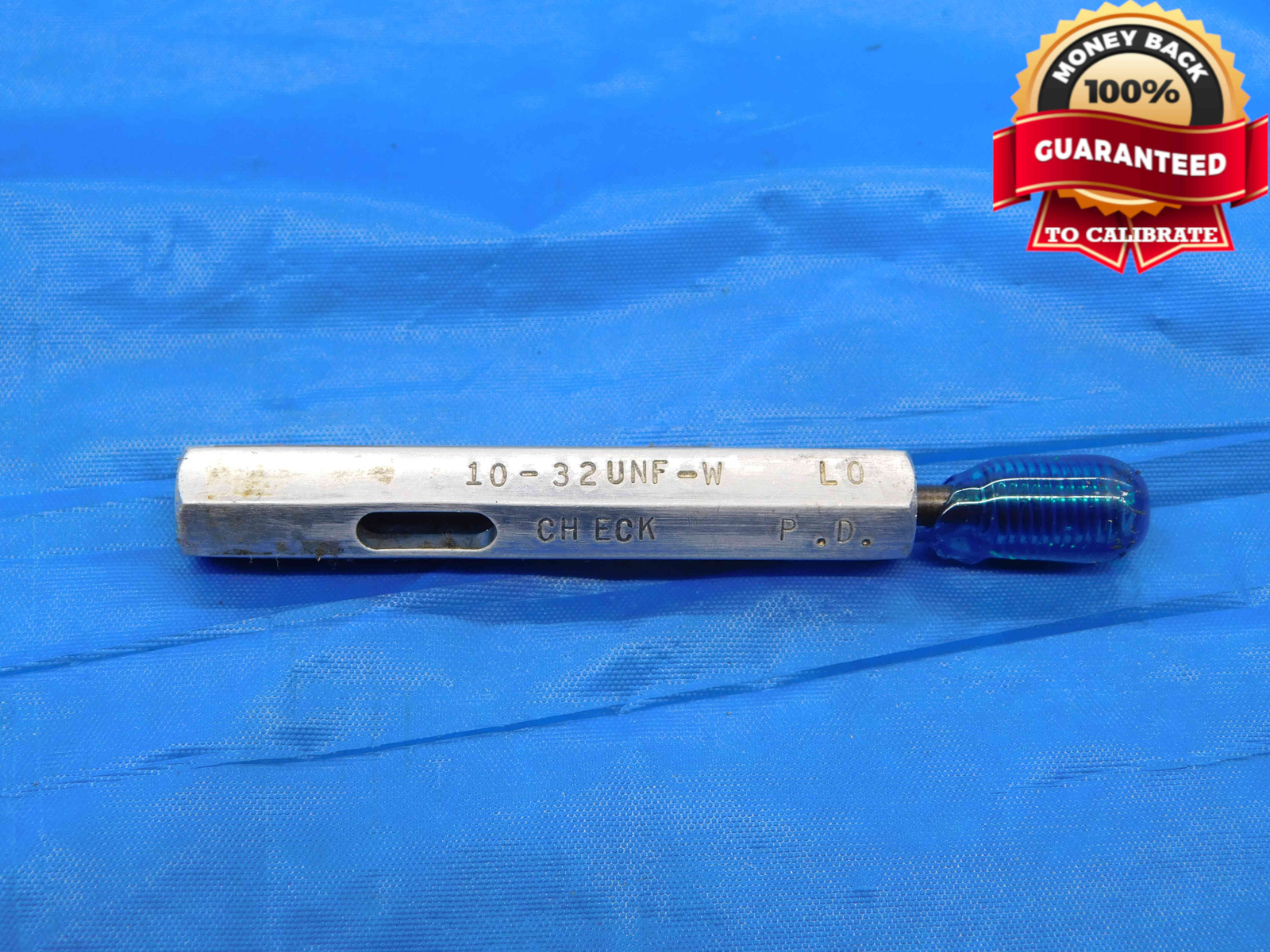 10 32 UNF W BEFORE PLATE SET THREAD PLUG GAGE #10 .190 NO GO ONLY P.D ...