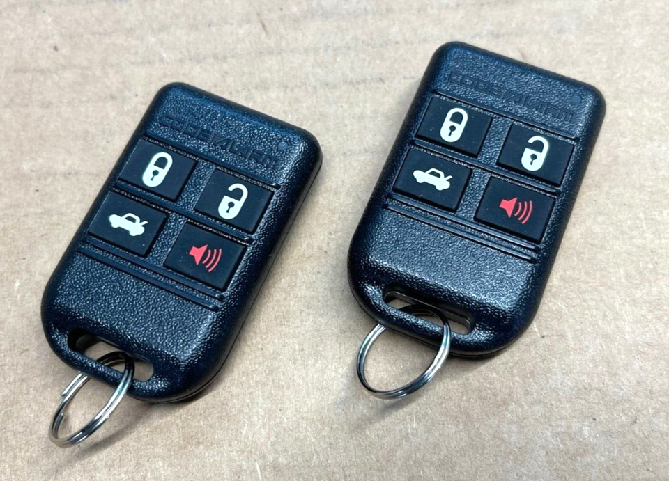 NEW PAIR CODE ALARM 4-BUTTON REMOTE ALARM FOB TRANSMITTER GOH-PAN05 GOH ...