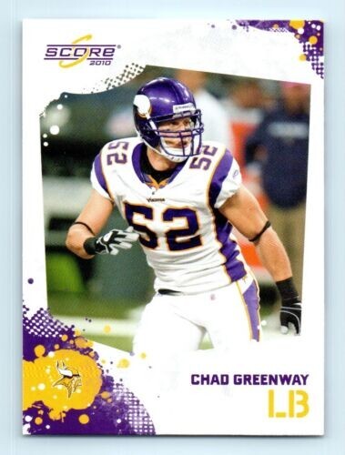 2010 Score #163 Chad Greenway Minnesota Vikings | eBay