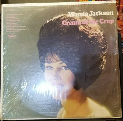 Wanda Jackson Cream Crop LP NM/NM Shrinkwrap ST 2976 Stereo Capitol ...