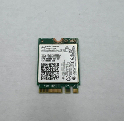 HP MT43 Mobile Thin Client Series Wireless Card 7265NGW 860883-001 (K16 ...