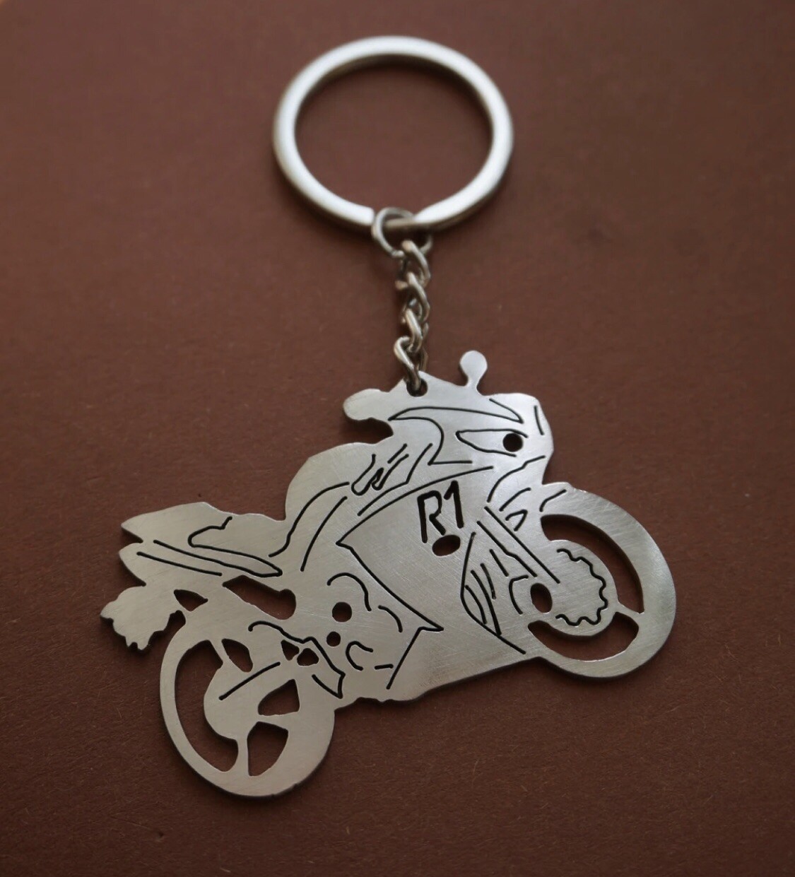 Keychain Yamaha R1 Key ring high quality stainless steel 1,5mm | eBay