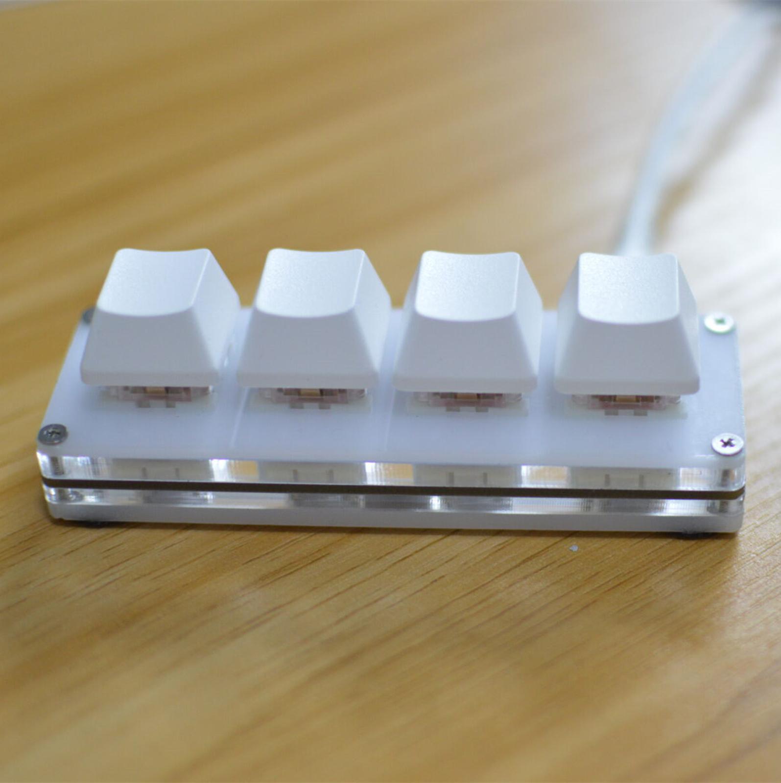 4-key Keypad Keyboard USB Mini Mechanical Keyboard DIY Custom Shortcut ...
