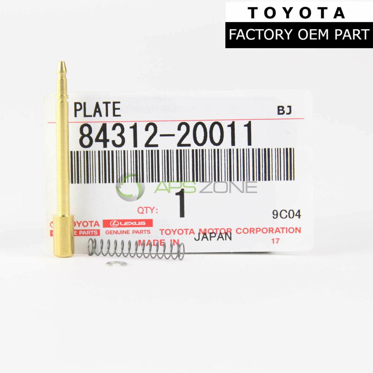 FACTORY TOYOTA COROLLA 4RUNNER PICKUP CELICA HORN CONTACT PLATE ...