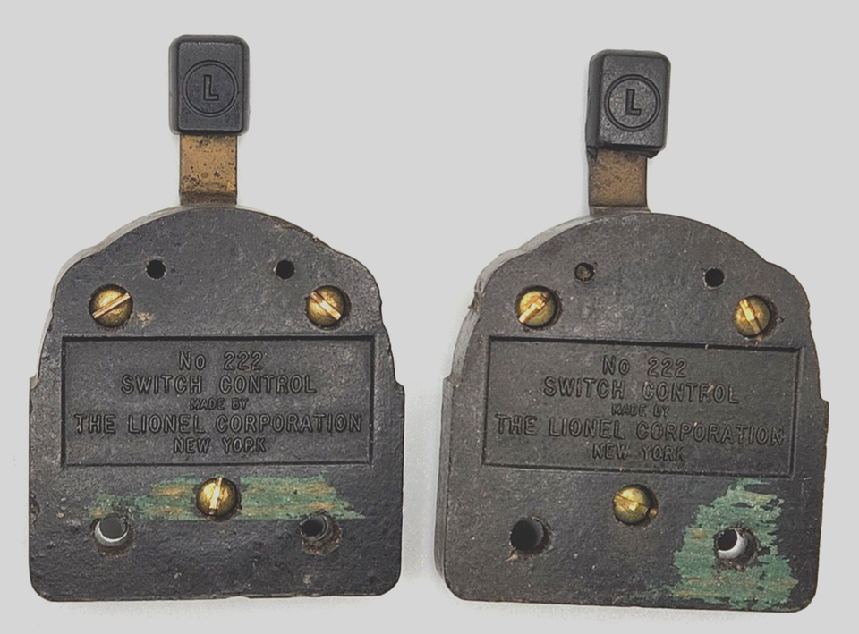 Pre-War Lionel 222 Switch Controller Pair, O & S Gauge operable, Used ...
