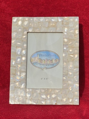 Beautiful Mosaic Capiz Shell 4”x6” Photo Frame By Portofino Home ...