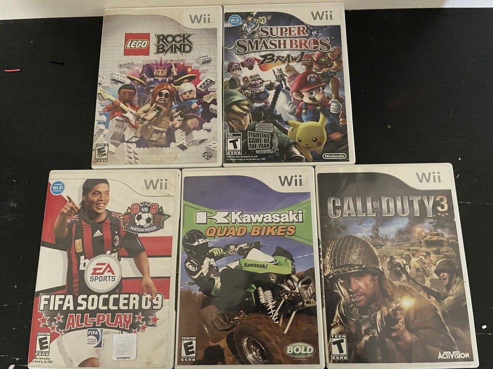 Nintendo Wii Red Console Bundle 659533100154 | eBay