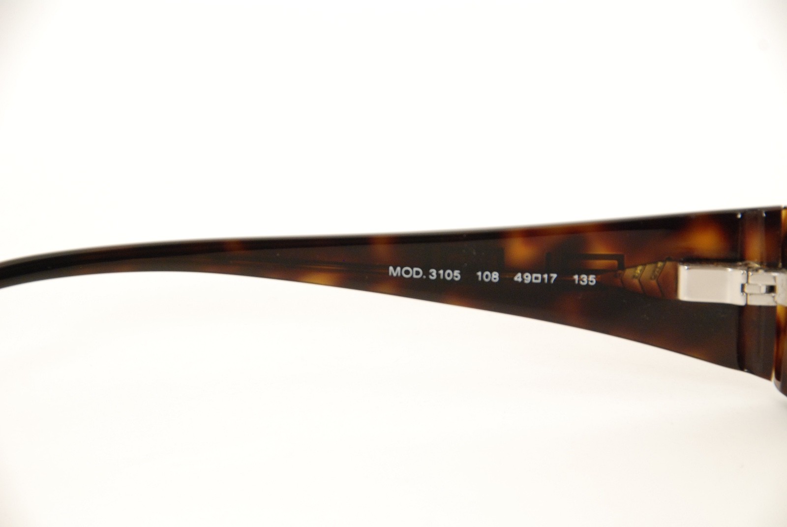 New Authentic Versace 3105 108 Havana Tortoise 49mm Frames Eyeglasses ...