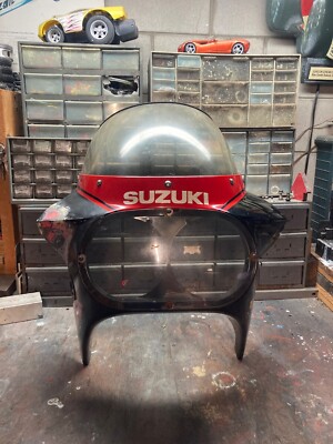 1986 1987 SUZUKI GSXR750 UPPER MAIN FAIRING COWL ABS REPAIRED | eBay