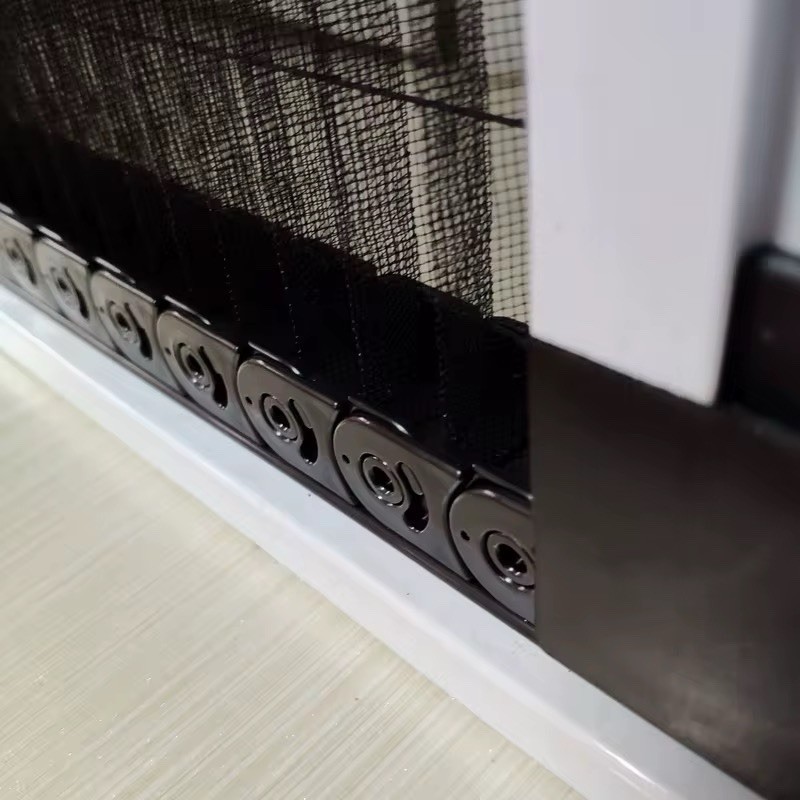 Aluminum Frame Retractable Screen Mesh Door | 144x96 | Rust-Proof, Easy ...