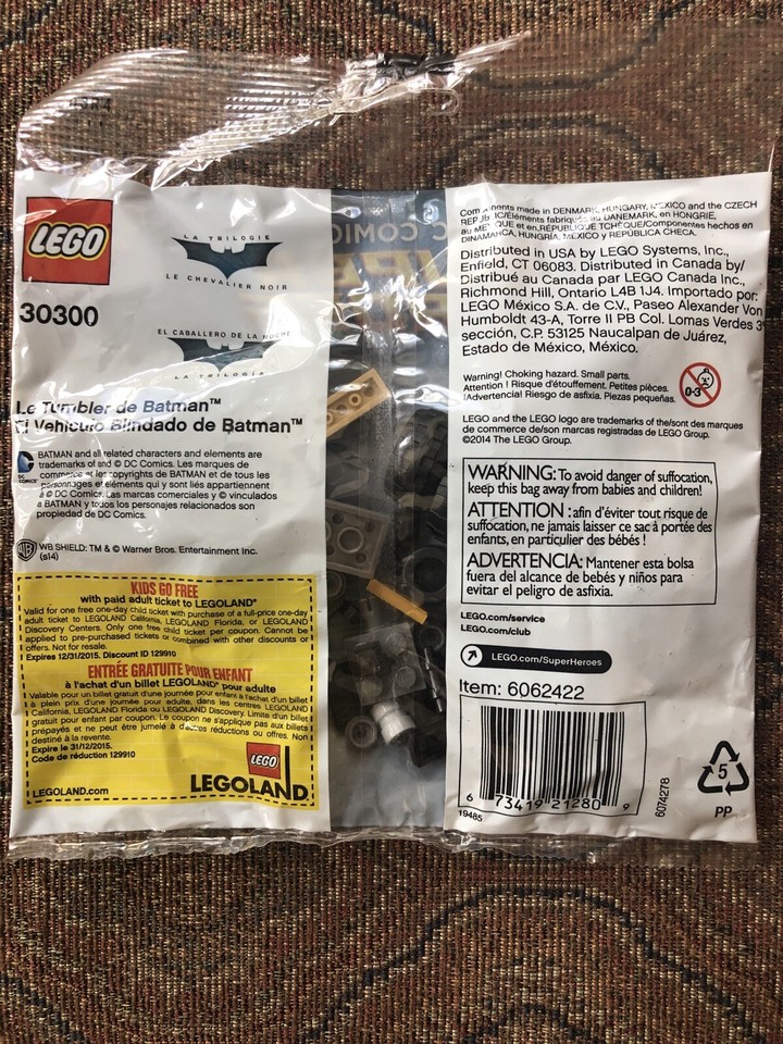 Lego 30300 DC Super Heroe Batman Tumbler New in sealed bag | eBay
