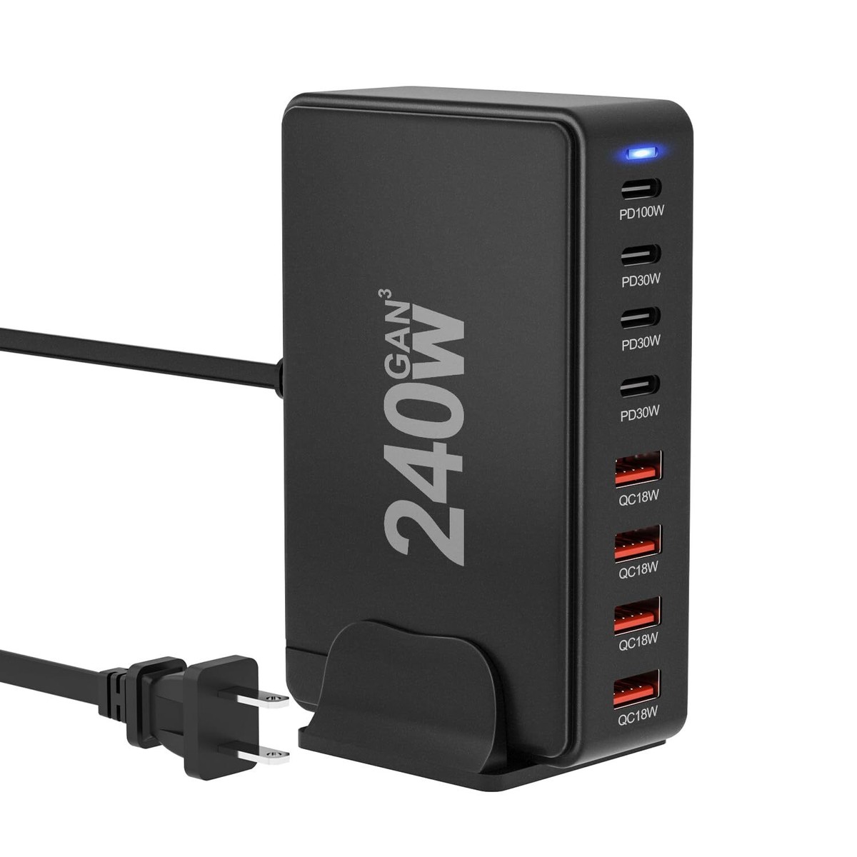 Gan Power Strip ,135W GaN IV Fast Charging Station Hub,6-in-1 USB C ...