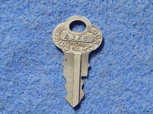vintage coin op key: Chicago Lock key 4379 | eBay