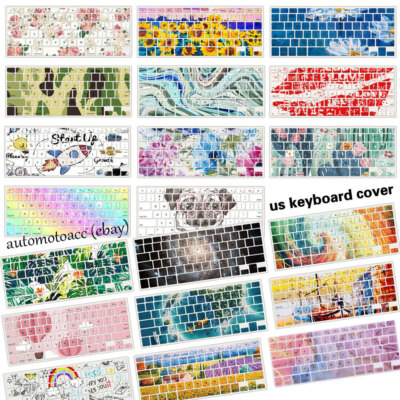Color Paint Cartoon Keyboard Cover For Macbook M3 Air 15 13 Pro 16 14 ...