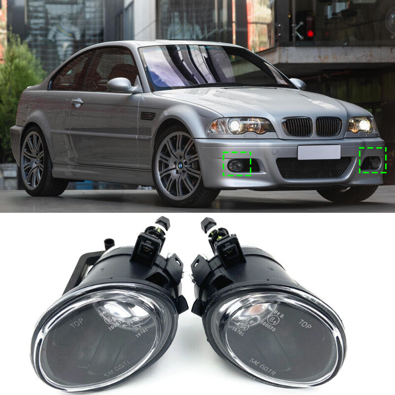 Fog Light Daytime Running Light LED Pair For BMW E39 5 Series E46 3 ...