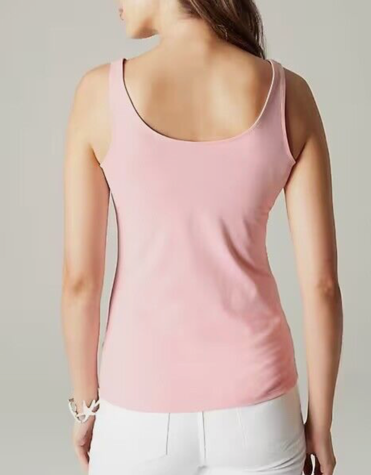 J.JILL WOMEN'S BEIGE SLEEVELESS PERFECT REVERSIBLE TANK TOP PLUS Sz 2X ...