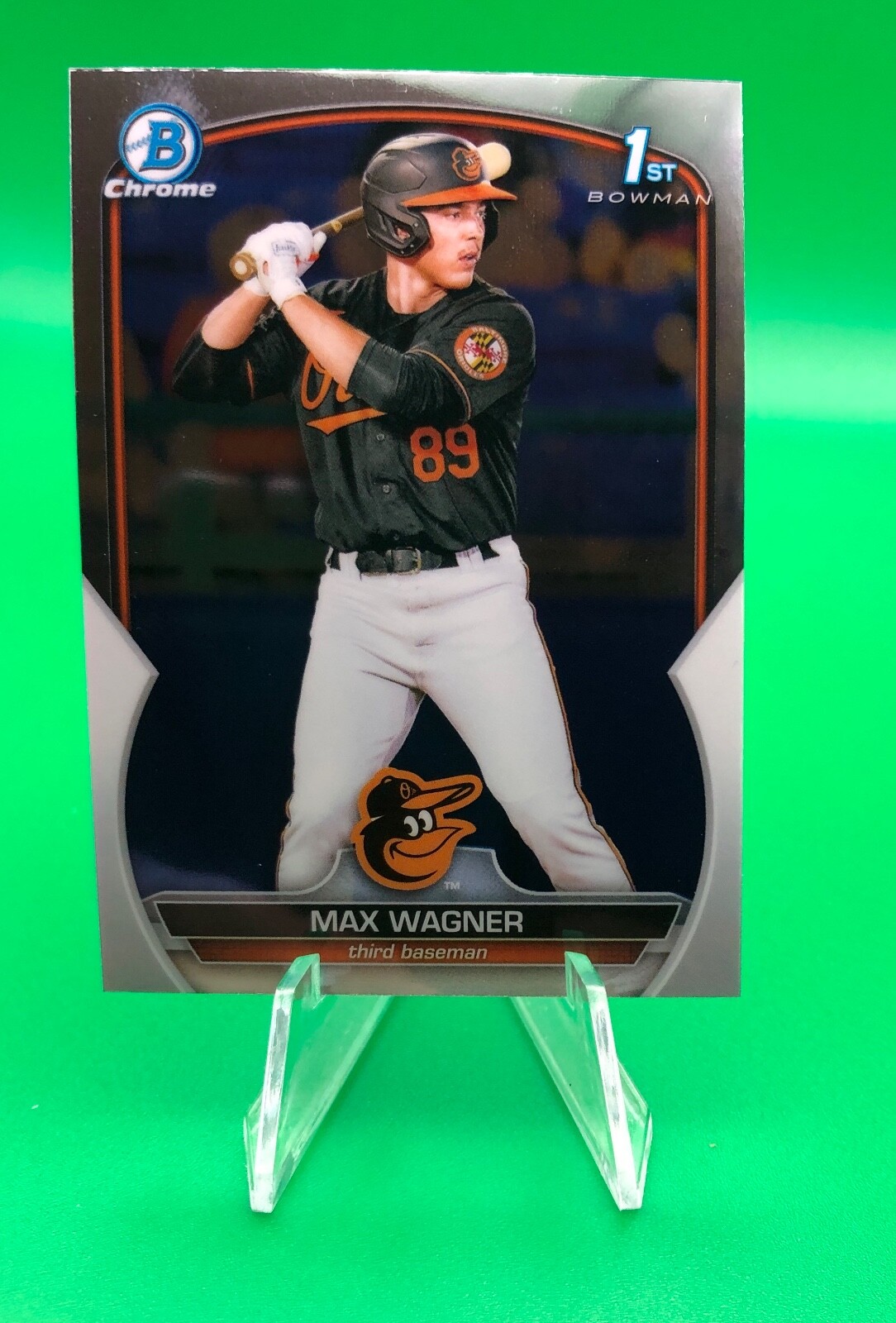 2023 Bowman Chrome Max Wagner 1st Bowman Card #BCP-8 Baltimore Orioles ...
