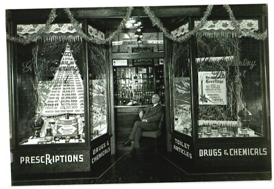 Drug Store Vintage Emporium Photos B&W Photo Circa 1950's Modern Print ...