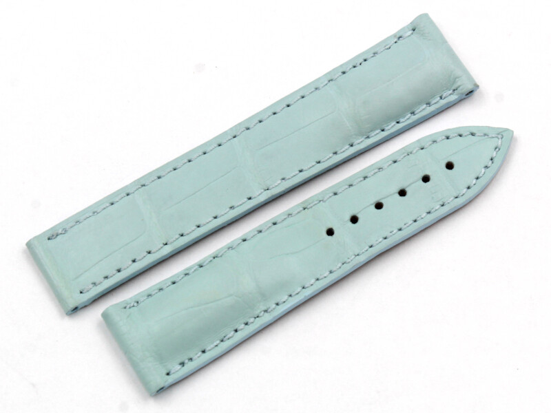 Watch Strap OMEGA Clasp Lug 18mm Real Leather Crocodile Orig Lady Cool ...