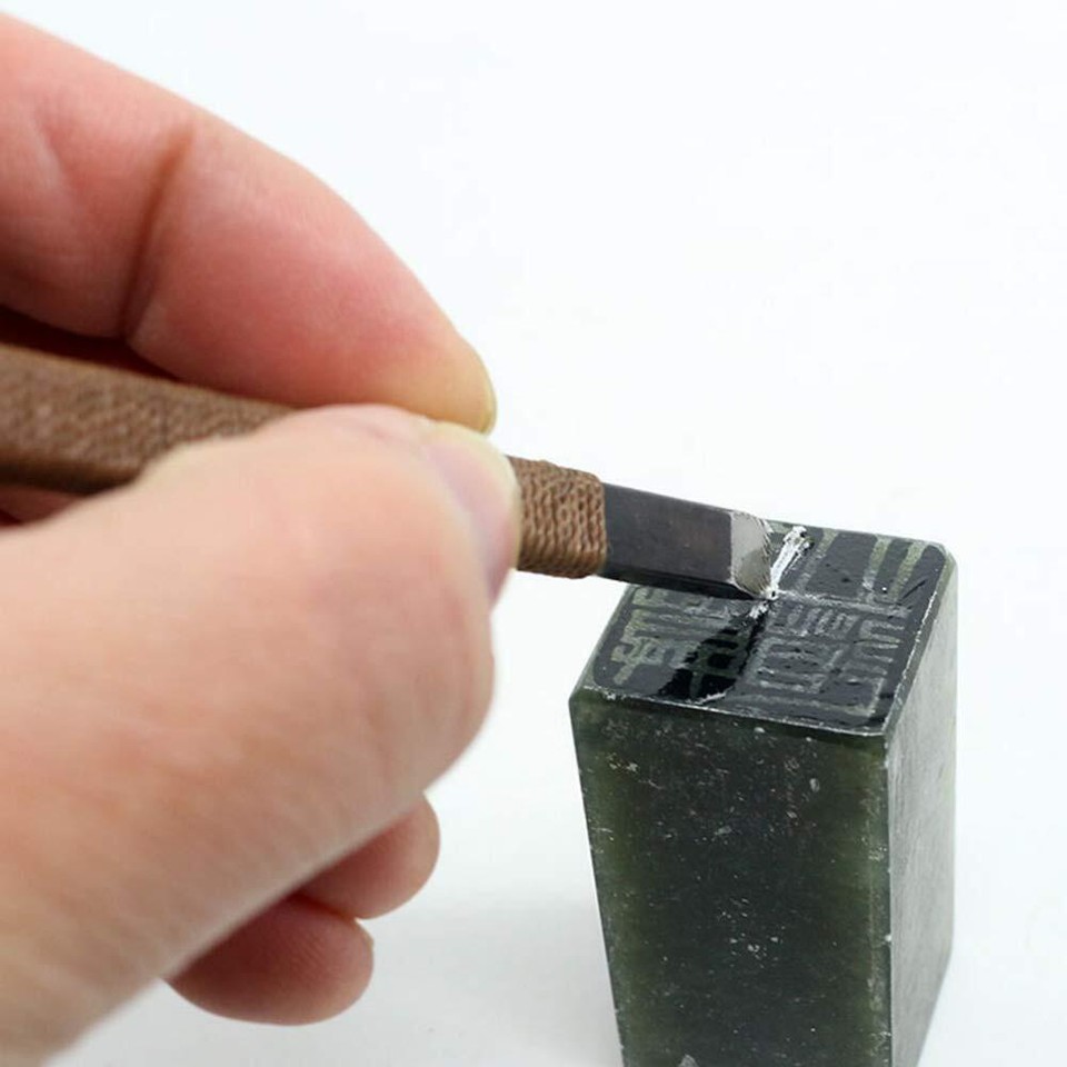 Stone Carving Tools 11 Pcs Stone Seal Craft Engraving Wood Carving ...