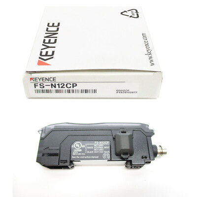 New In Box KEYENCE FS-N12CP FSN12CP Optical Fiber Amplifier ...