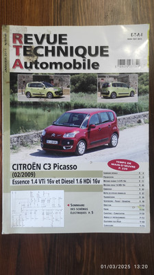 revue technique Automobile Citroën C3 Picasso 2.4 VTI 16 V 2.6 HDI 16 V ...